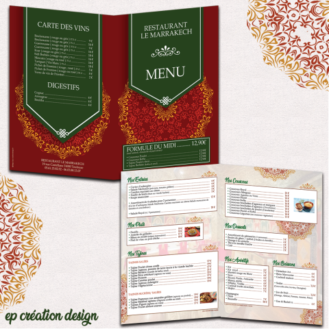 PAGE ACCUEIL - EP CREATION DESIGN (Infographiste)
